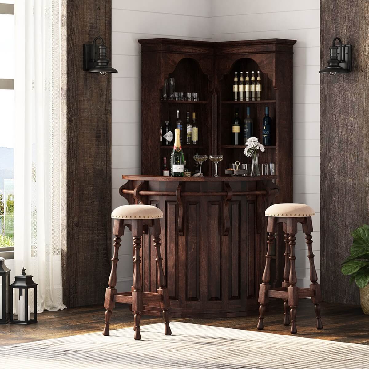 Home Bar Cabinet Ideas [With Pictures]