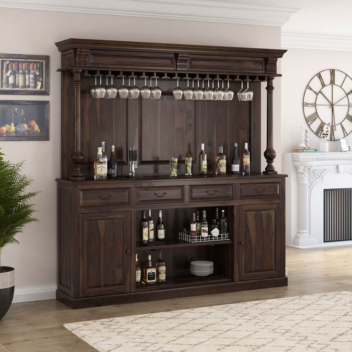 Home Bar Cabinet Ideas [With Pictures]