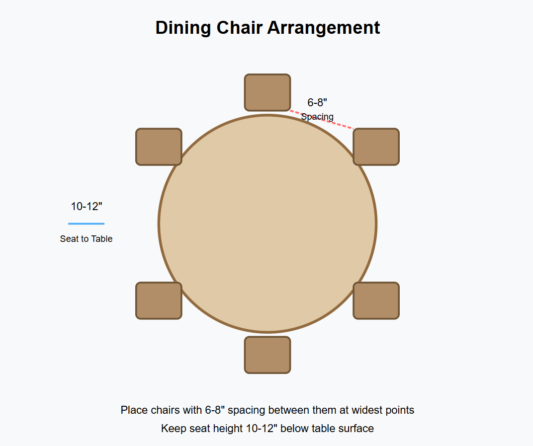 How to Select Dining Chairs for a Round Table