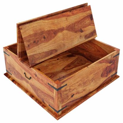 Rustic Solid Wood Storage Trunk & Chest Coffee Tables.