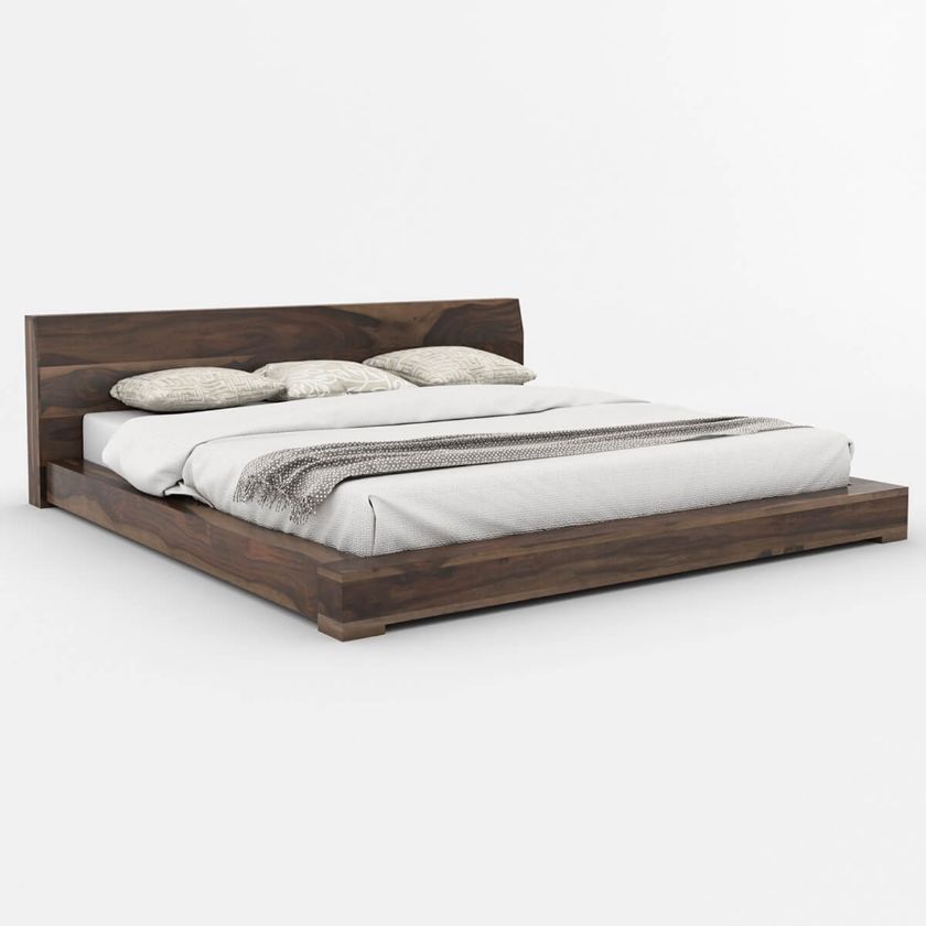 Sierra Nevada Rustic Solid Wood Low Profile 4 Pc Bedroom Set | Sierra ...