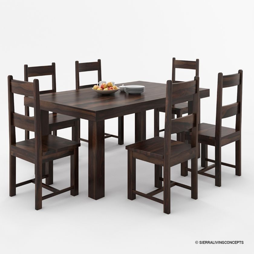 Frisco Modern Handcrafted Solid Wood Dining Room Set