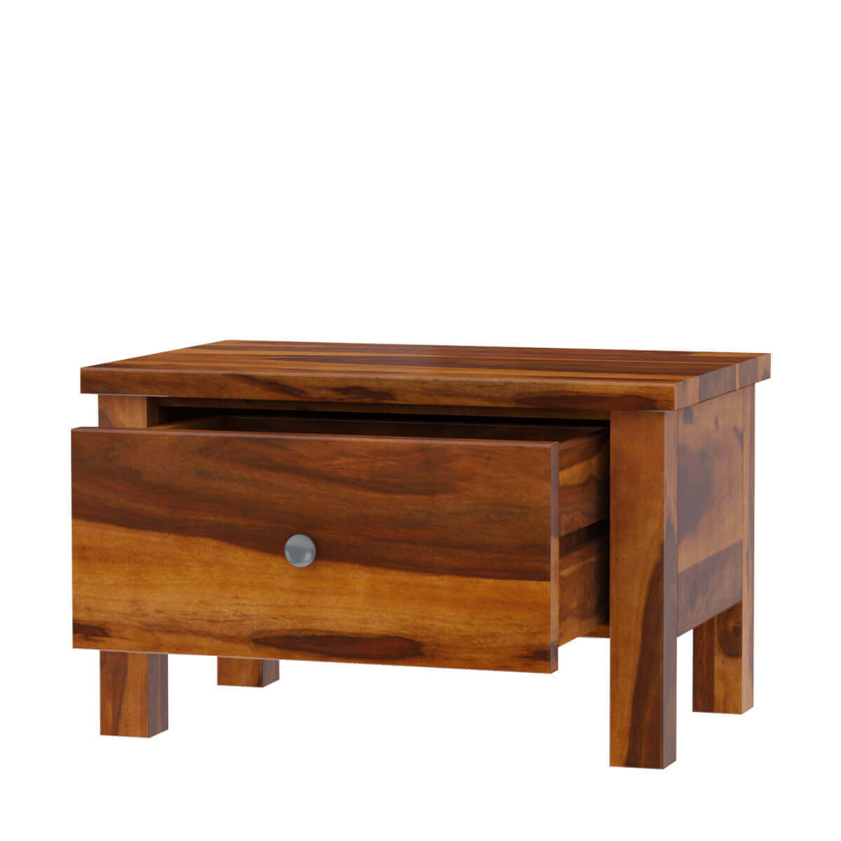 Osteen Contemporary Solid Wood Single Drawer Nightstand | Sierra Living ...