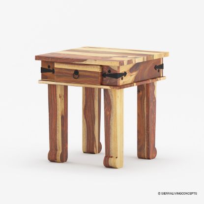 Custom Solid Wood End & Side Tables - Free Delivery