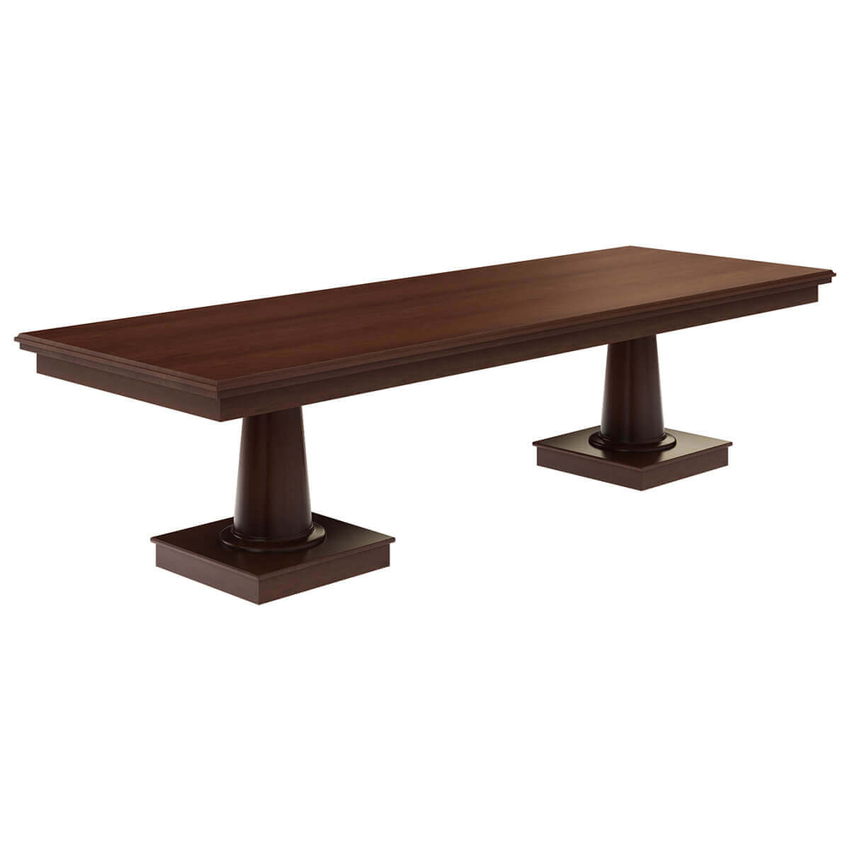 Cazenovia Solid Mahogany Wood Large Dining Table
