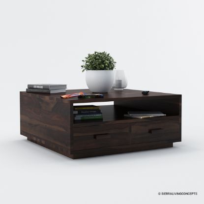 Large Solid Wood Coffee Tables with Storage | Free Shipping