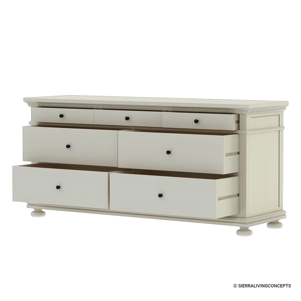 Otranto Extra Large Dresser with Deep Drawers.