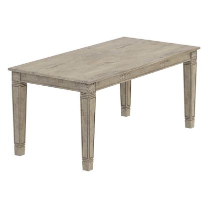 Haysi Rustic Solid Wood 8 Piece Dining Room Set.