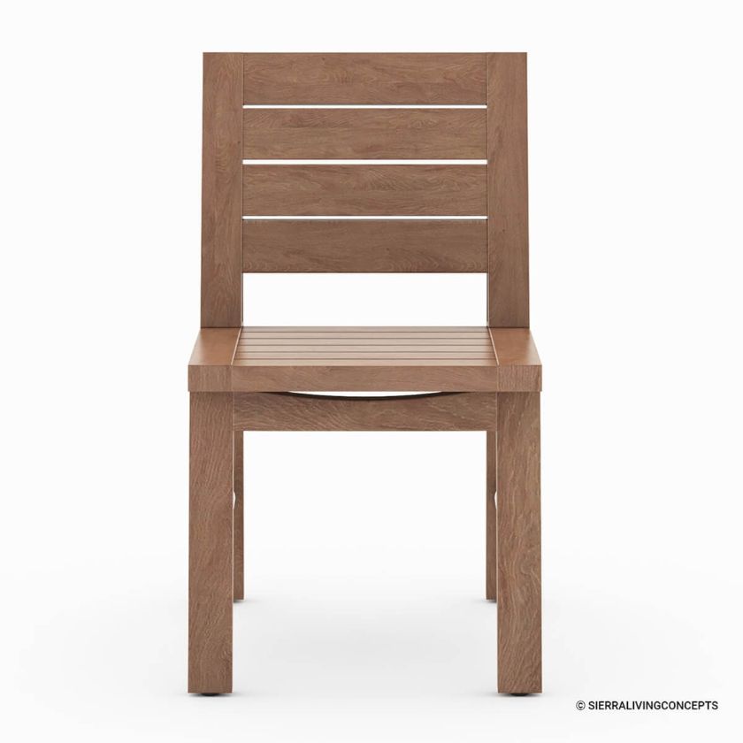 Liverpool Rustic Teak Outdoor Dining Table and Chair Set
