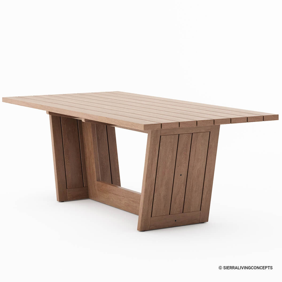 Liverpool Teak Outdoor Rectangular Dining Table For 6