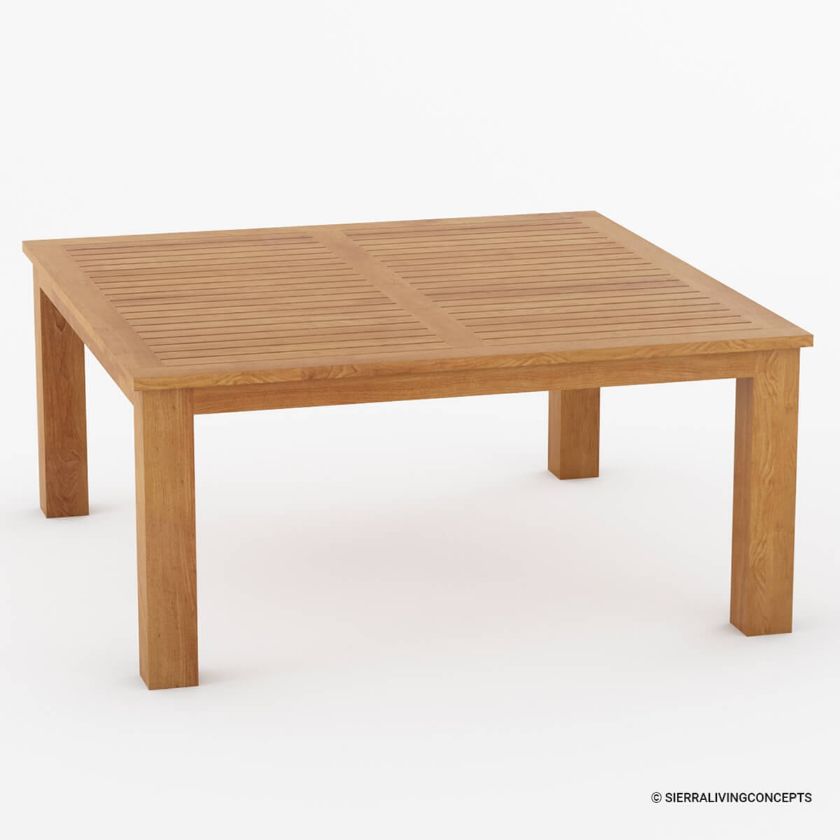 Margate Square Teak Outdoor Dining Table For 8