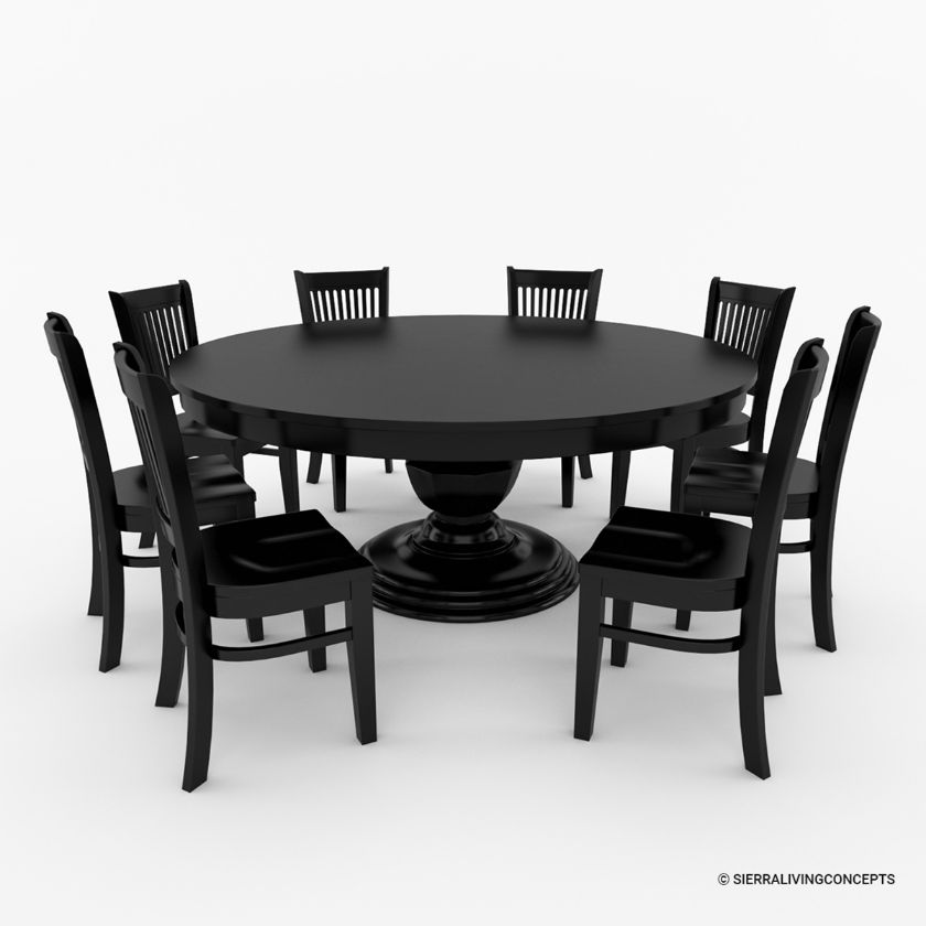 Novara Modern Solid Wood 10 Piece Dining Room Set