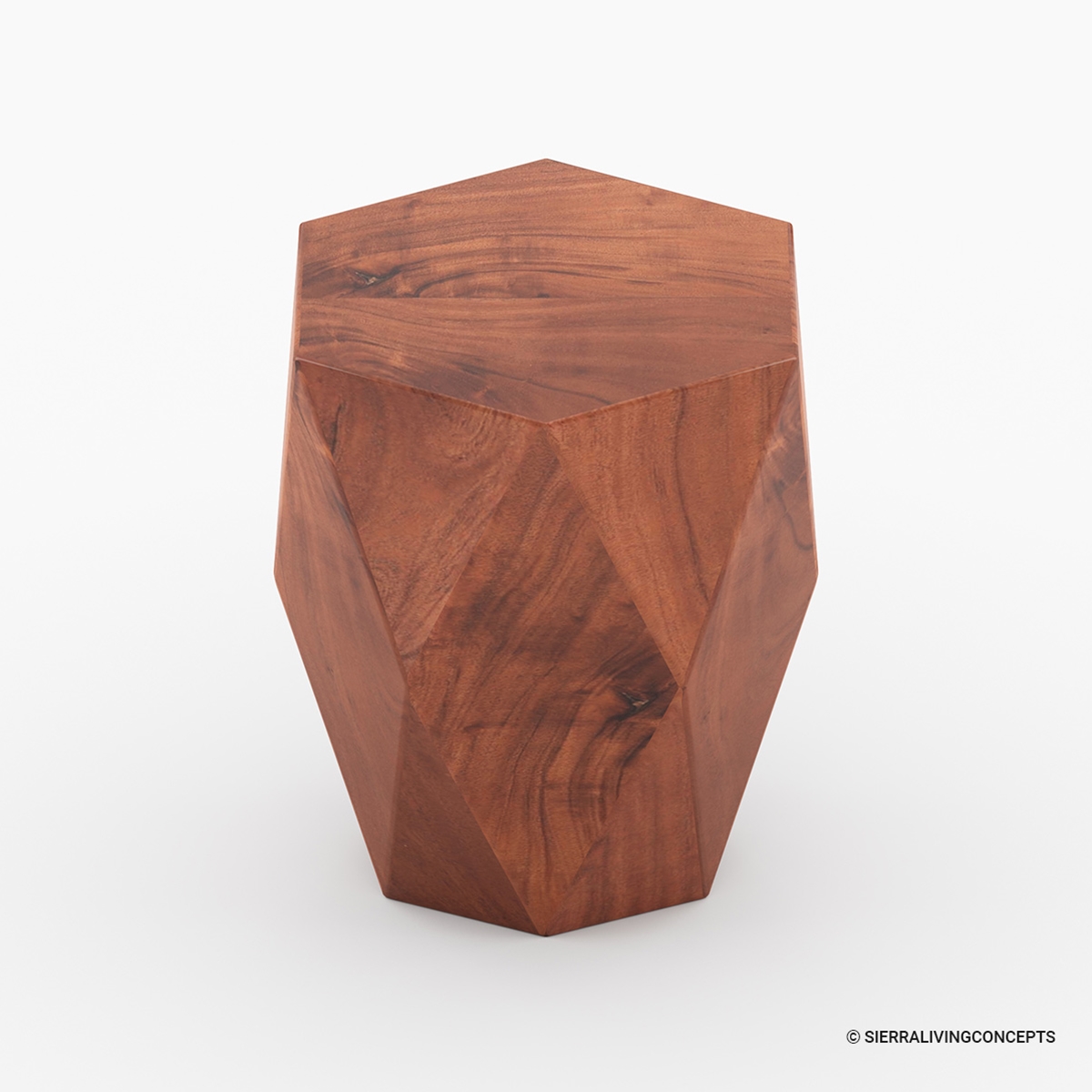 Riccarton Modern Diamond Living Room End Tables Set of 2