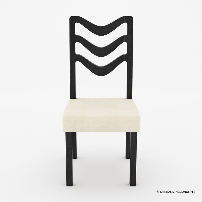 Middelburg Modern Solid Wood Geometric Dining Chair | Sierra Living ...