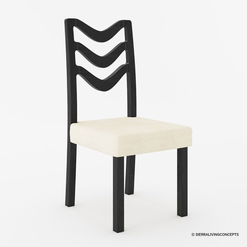 Middelburg Modern Solid Wood Geometric Dining Chair | Sierra Living ...