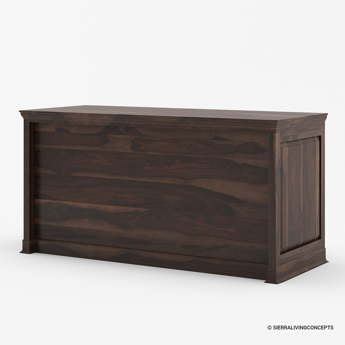 Grimbergen Solid Wood Contemporary Office Executive Computer Desk.