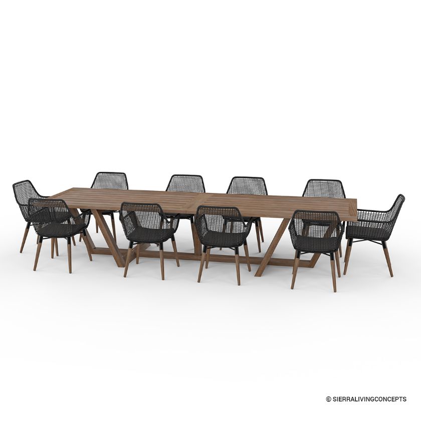 Cromwell 10 Person Outdoor Dining Set