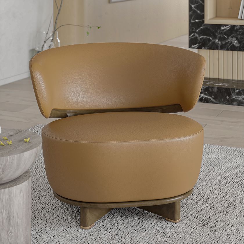 Wasco Contemporary Single Round Sofa Chair
