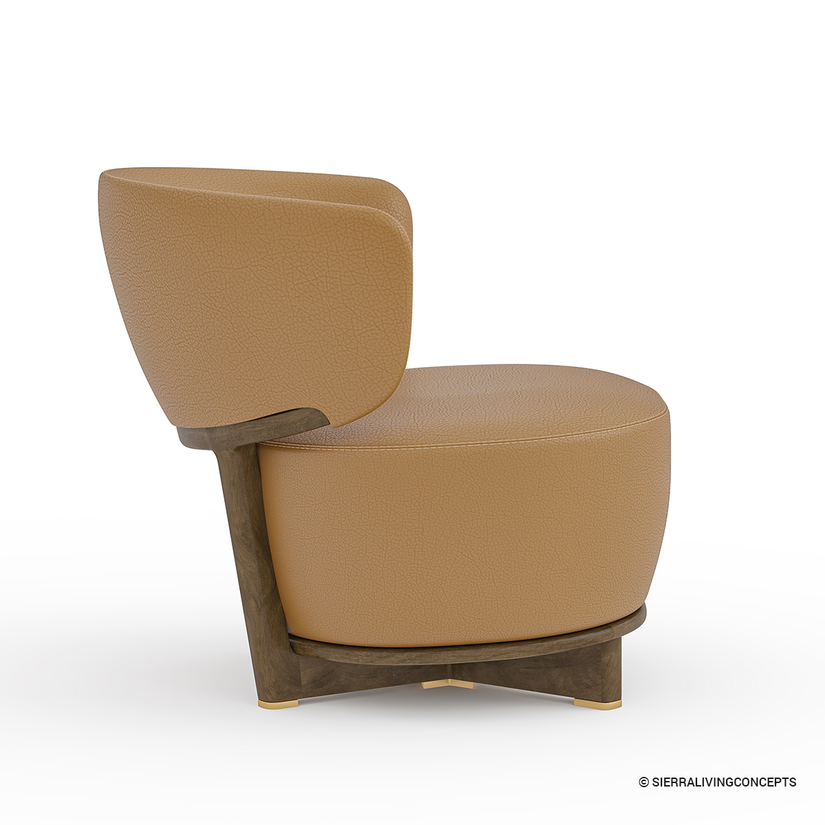 Wasco Contemporary Single Round Sofa Chair