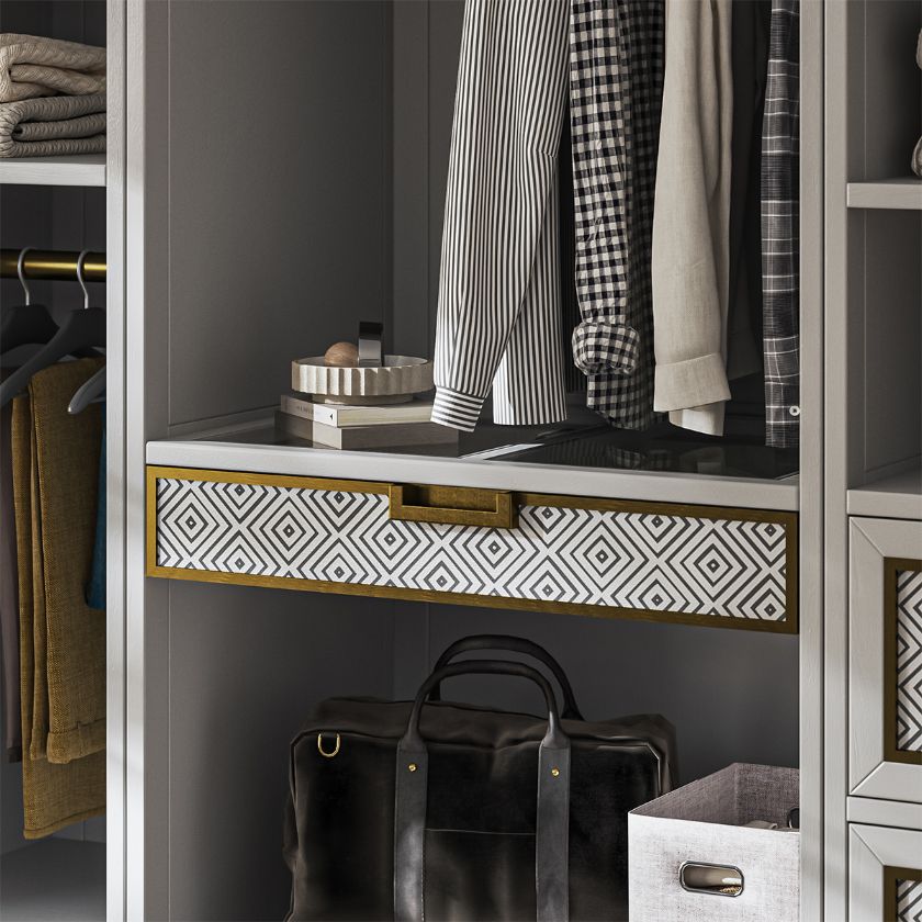 Midtown Modular Free Standing Wood Closet Systems